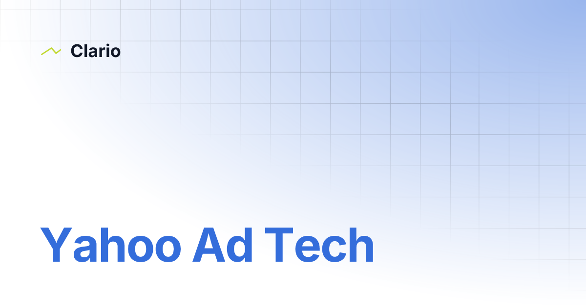 Yahoo Ad Tech | Clario